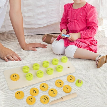 Math Peg Board Teaching Ten Frame Math Manipulatives for Game Props ...