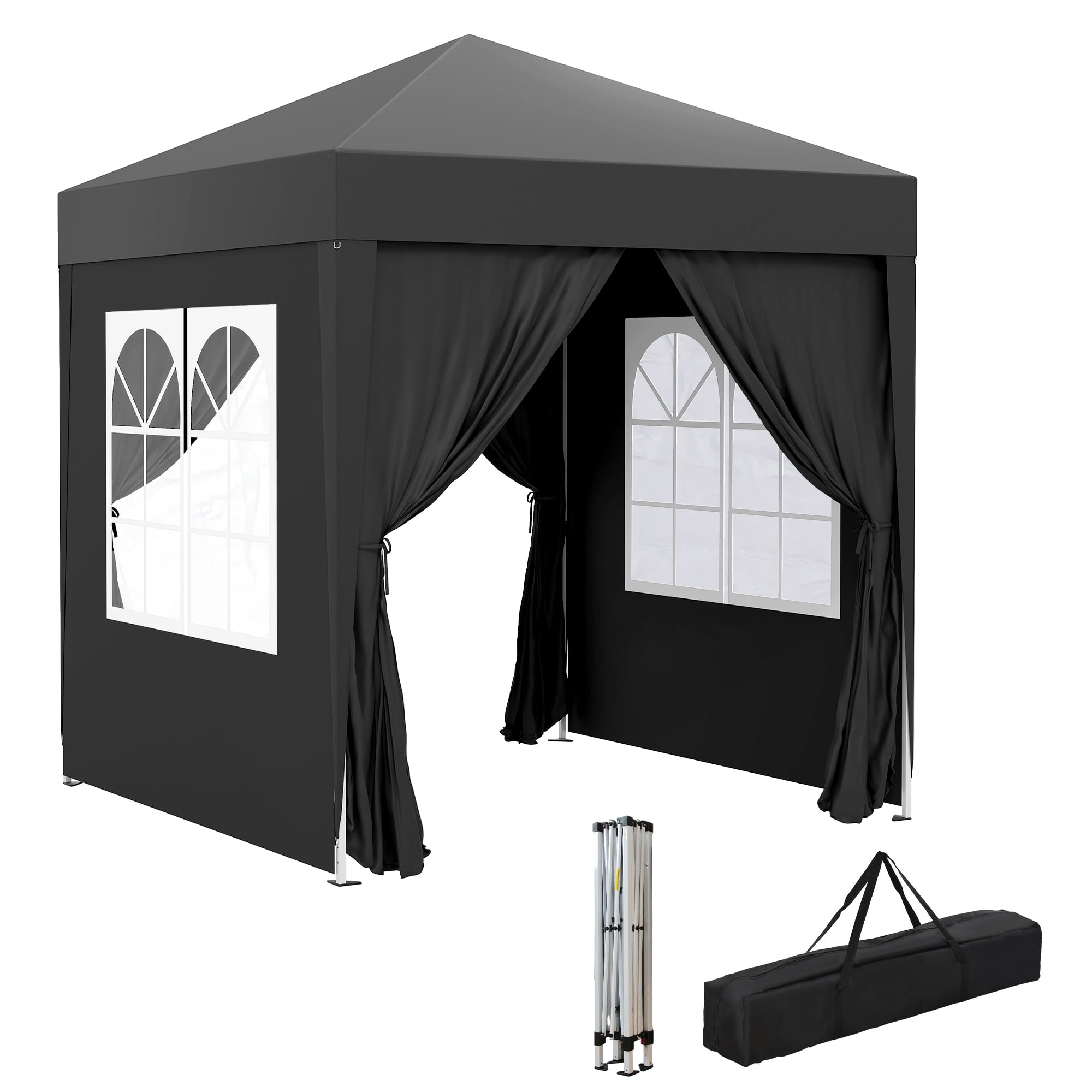 Click here for Outsunny 6.6x6.6 Pop Up Canopy Tent For Outdoor  G... prices
