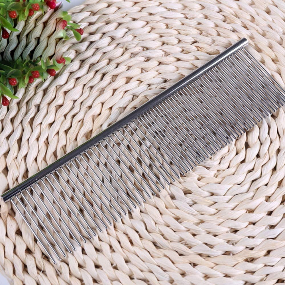 Metal Comb for Dogs Stainless Steel Dog Cat Pin Comb Hair Brush ...
