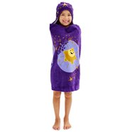 Minnie Mouse Kids Hooded Towel and Character Loofah Set, Cotton, Pink ...