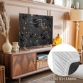 Black Graduation Cap TV Cover for 65 Inch Screen,Stretch Fabric ...