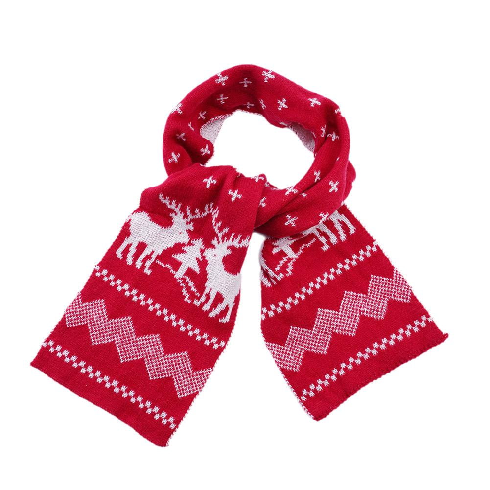Click here for Hanmotu Festive Red Christmas Deer Scarf - Knit Po... prices
