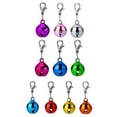 Yirtree 10Pcs Pet Bells Vibrant Color Smooth Surface Lobster Clasp ...