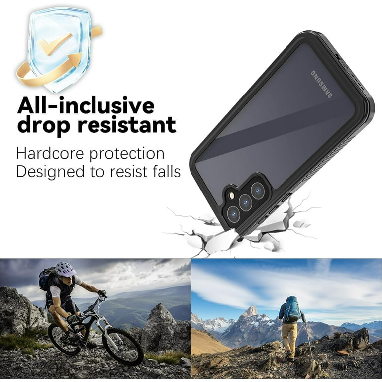 Samsung Galaxy A55 5G Case Waterproof, Galaxy A55 5G Phone Case with Built-in Screen Protector