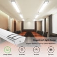 4FT LED Flush Mount Puff Lights, 40W 4500LM, 4000K Neutral White, 48 ...