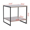 Multipurpose Small Double Layer Side Table Living Room Sofa Corner ...