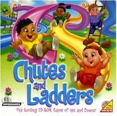 Juego de mesa Hasbro Chutes and Ladders con juego en CD-ROM | Walmart ...