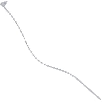 Box Partners Beaded Security Ties 5" White 5000/Case CTBS5A - Walmart.com