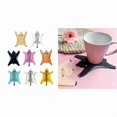 ANXPTIME Unique Coaster Household Leopard Cartoon Insulation Pad ...