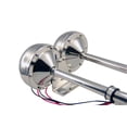 Pactrade Marine Boat RV Car Stainless Steel Dual Trumpet Horn Complete ...
