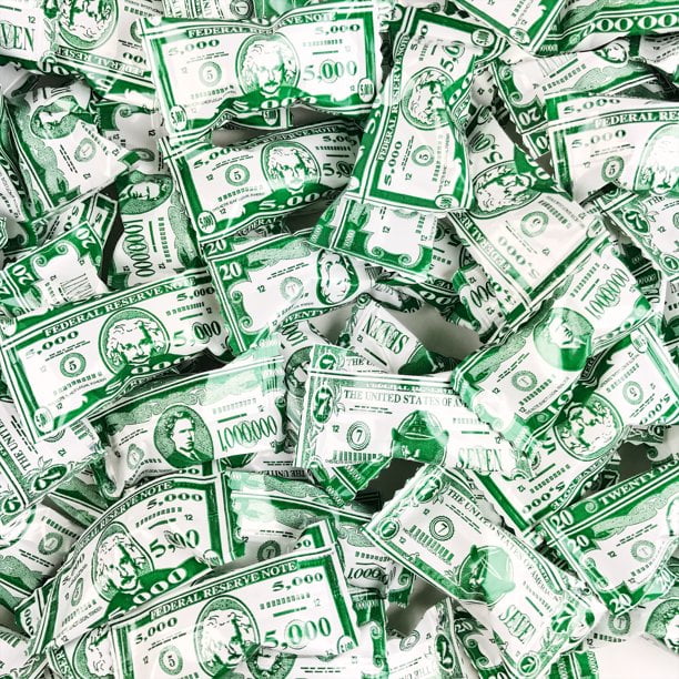 Candy Envy Money Buttermints, 13 oz. Bag, Individually-Wrapped Mints ...