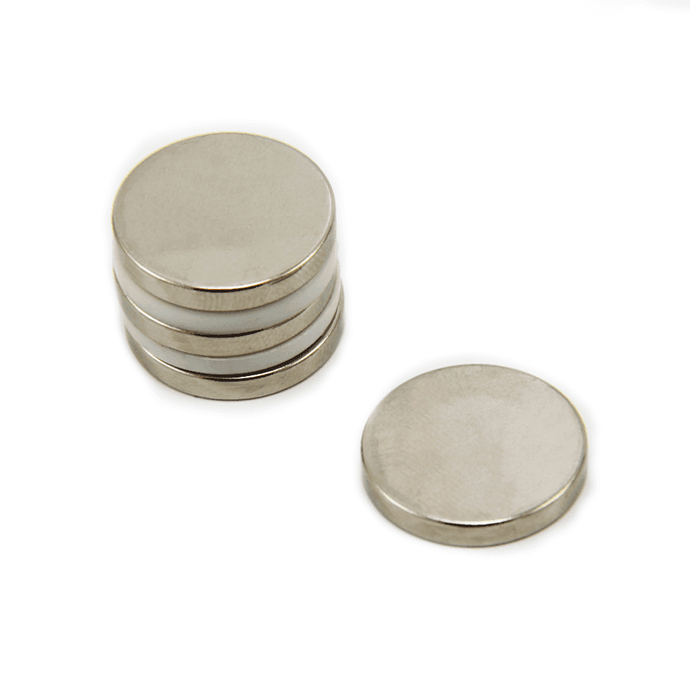 N42 Neodymium Disc Magnet - 20mm dia x 3mm thick - 10.14lbs Pull (Pack ...