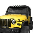 Hooke Road Fit Jeep Wrangler 1997-2006 Windshield Frame Cover Roof ...