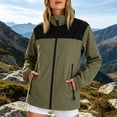 BiZtdJrK Rain Jacket Women Waterproof Lightweight Camping Hiking Travel ...