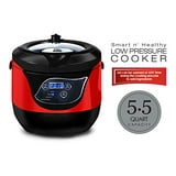 Elite Platinum EPCM-55R 5.5 qt Smart n Healthy Low Pressure Multi ...