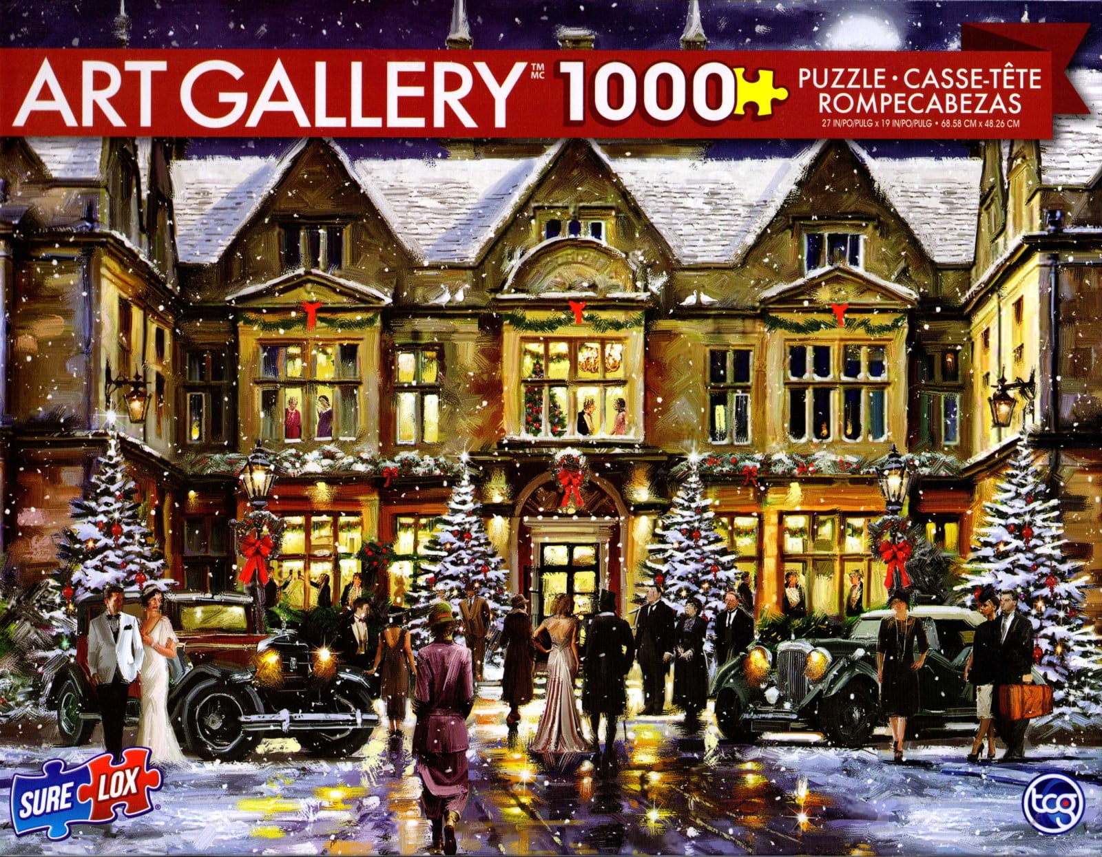 Winter Mansion 1000 Piece Puzzle - Walmart.com