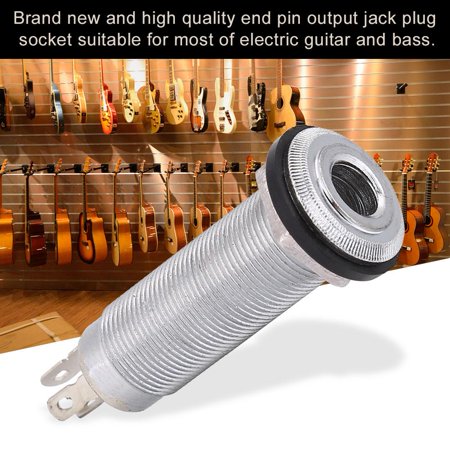 Qiilu Electric Bass Jack Socket, Guitar Jack Socket,Threaded Cylinder ...