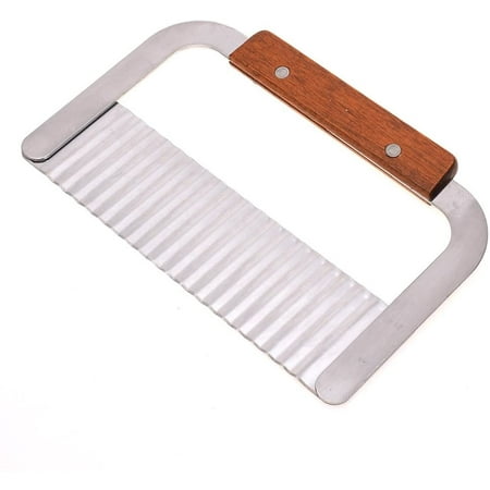 Jicidcha Wavy Crinkle Cutting Tool Serrator Salad Chopping Knife and ...