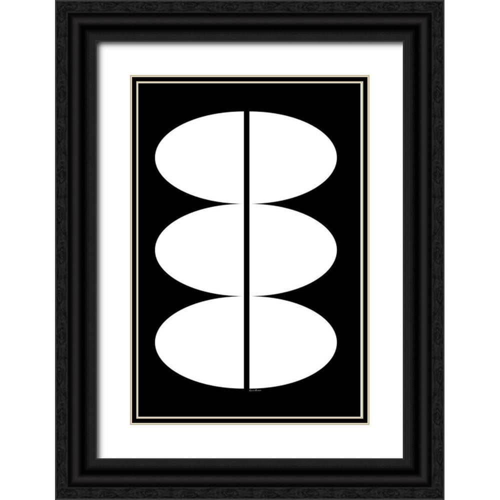 Murdock, Ramona 13x18 Black Ornate Wood Framed with Double Matting ...