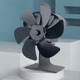 6-blade Fan Aluminum Alloy Stove Fan Replacement Saving Accessories Low ...