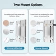 Adjustable Acrylic Laptop Holder For Wall Desk Mounting Toolless ...