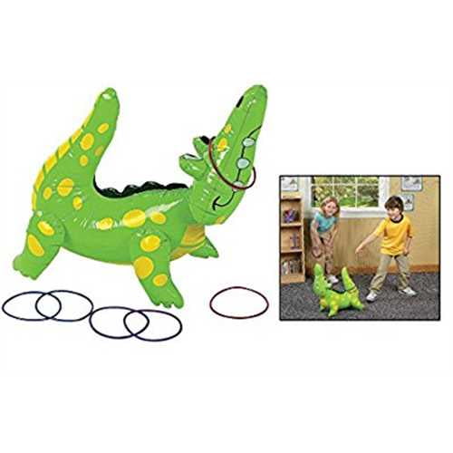 Inflatable Alligator Ring Toss Game - Toys - 7 Pieces - Walmart.com ...