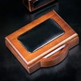 Walnut & Leather Memo Holder - Walmart.com