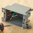 Hyper Tough PVC One-gang Box Receptacle Switch/Outlet Electrical Box ...