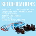 1/28 Scale DIY RC Racing Car Kit With 2.4GHz Remote Control Lightweight ...