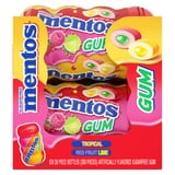 Mentos Sugar-Free Tropical Red Fruit Lime Chewing Gum, Value Multipack ...