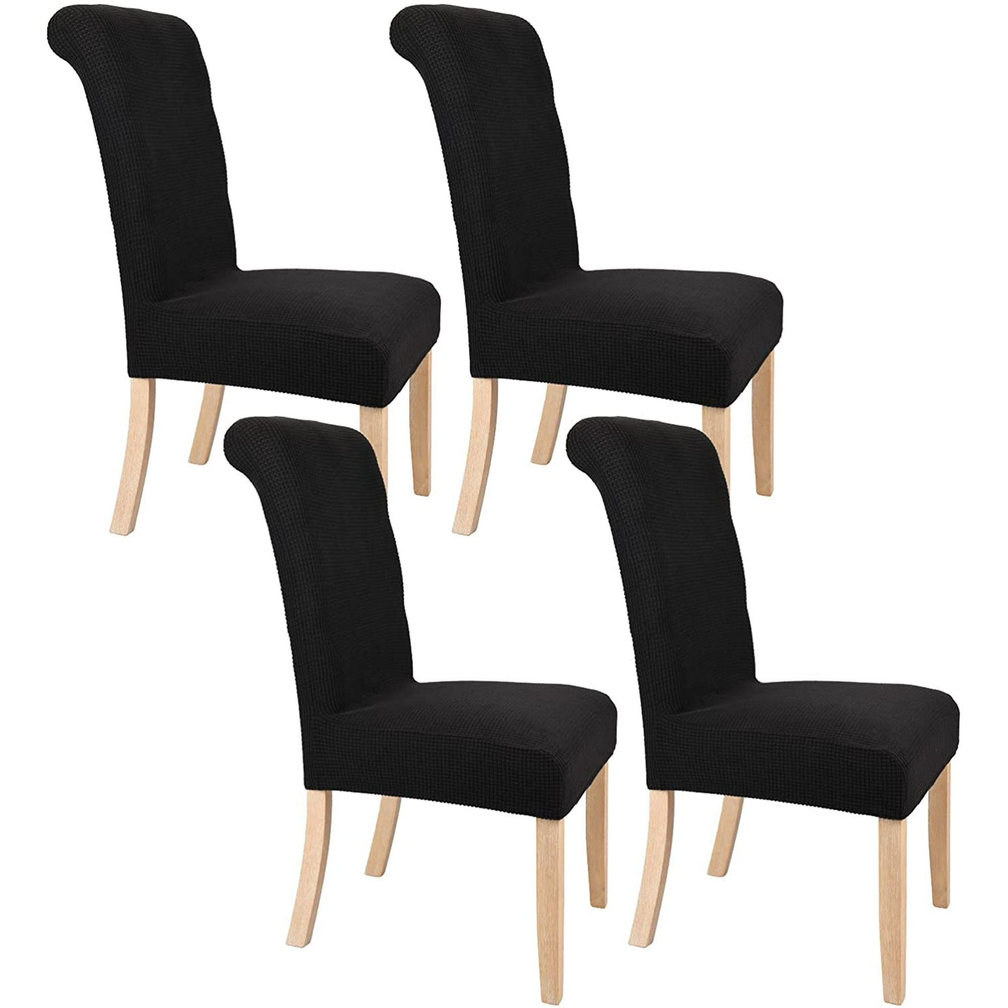 Click here for Ydfdwe Chair Covers For Dining Room Set Of 4 Black... prices