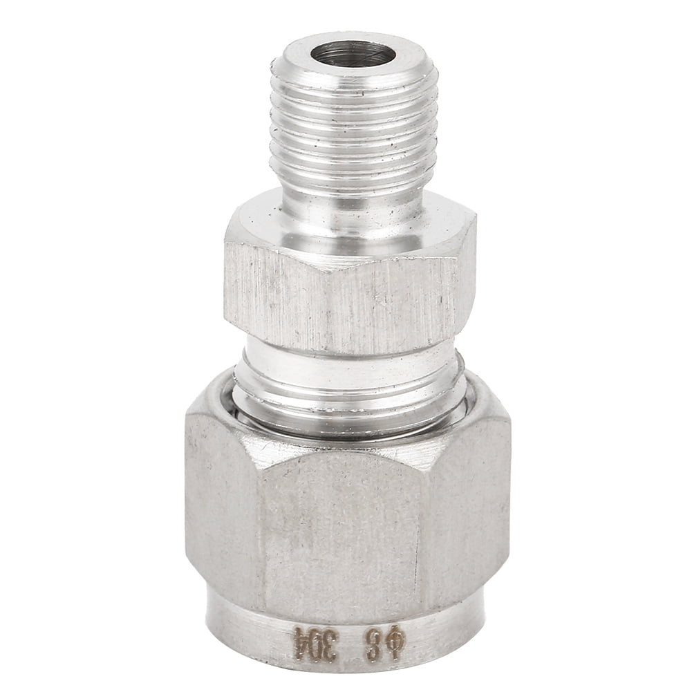 Junta de virola de acero, 1 pieza de roscas métricas, conexión de ...