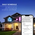 Merkury Smart LED Bulb - 9W (60W Eqv) RGBW Dimmable A19 Light, E26 Base ...