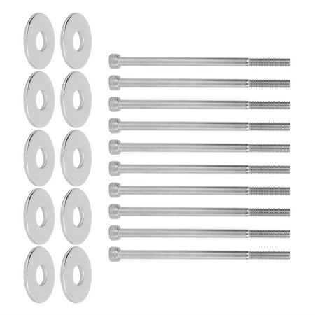 Ymiko Intake Manifold Bolts Stainless Steel Replacement for V8 Engines ...