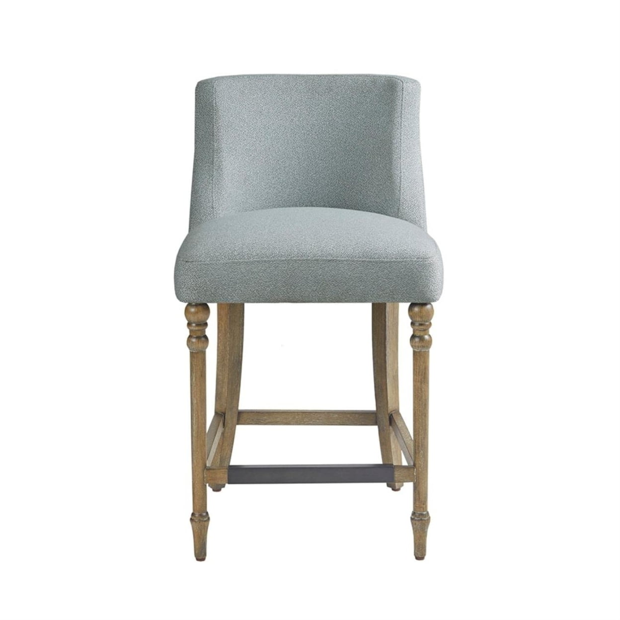 MARTHA STEWART Delaney Delaney Counter Stool with Blue Finish MT104 ...
