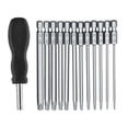 100mm 1/4inch Hexagonal Shank Blossom Head Screw Driver Bit Set ...