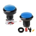 Arcade Button 45MM 12V LED Light Lamp Big Round Shape Arcade Game Push Button - Walmart.com
