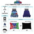 Hasbro PJ Masks Twin/Full Size Kids Comforter and Sham, 2-Piece ...