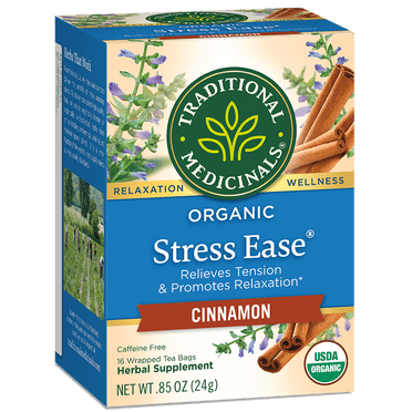 Traditional Medicinals Stress Ease Tension Relief Herbal Tea Bags ...