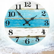Everyday Home 12" Brushed Aluminum Wall Clock - Walmart.com