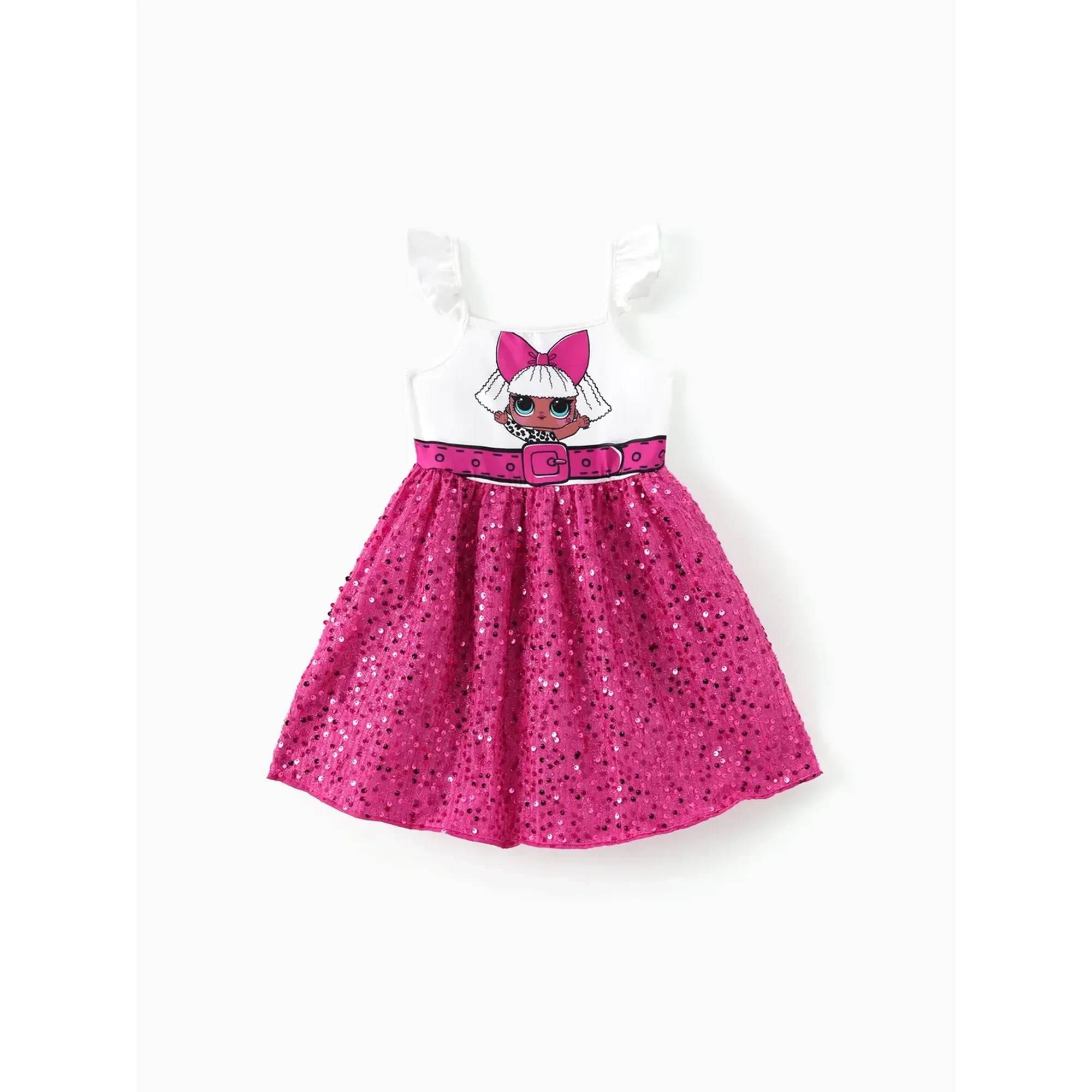 Click here for L. O.L. Surprise! Girls Dress Graphic Flutter Slee... prices