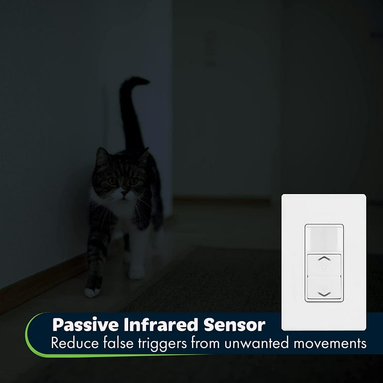 Motion Sensor Light Switch TOPGREENER Dimmer, Electronic Dimmer With ...