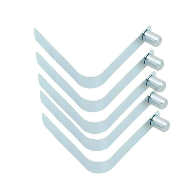 5 Stainless Steel Paddle Tent Pole Push Button Spring Snap Clip Locking ...