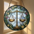 Legal Symbol Scales of Justice Stained Glass Window Suncatcher ...