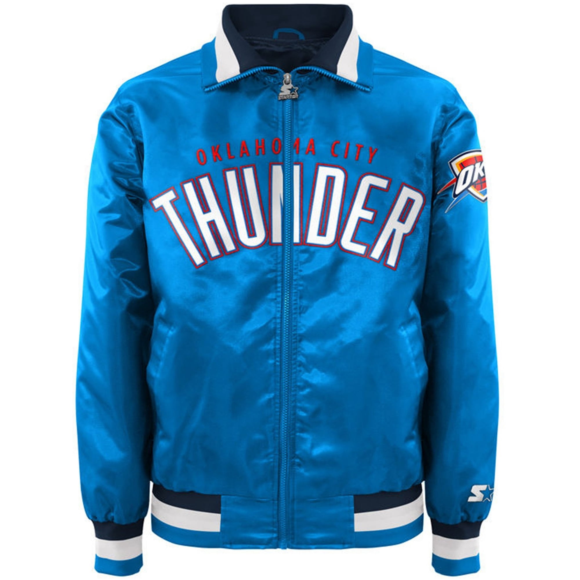 Chaqueta Oklahoma City Thunder STARTER Para Hombre Azul Grande ...
