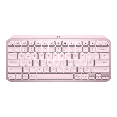 Logitech MX Keys Mini - Keyboard - backlit - Bluetooth - rose | Walmart ...
