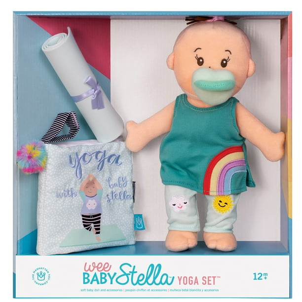 Manhattan Toy Wee Baby Stella 12" Soft Toy Baby Doll with Yoga Set ...