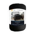 Mainstays Reversible Microfiber Comforter, Black, Twin/Twin XL, Adult ...