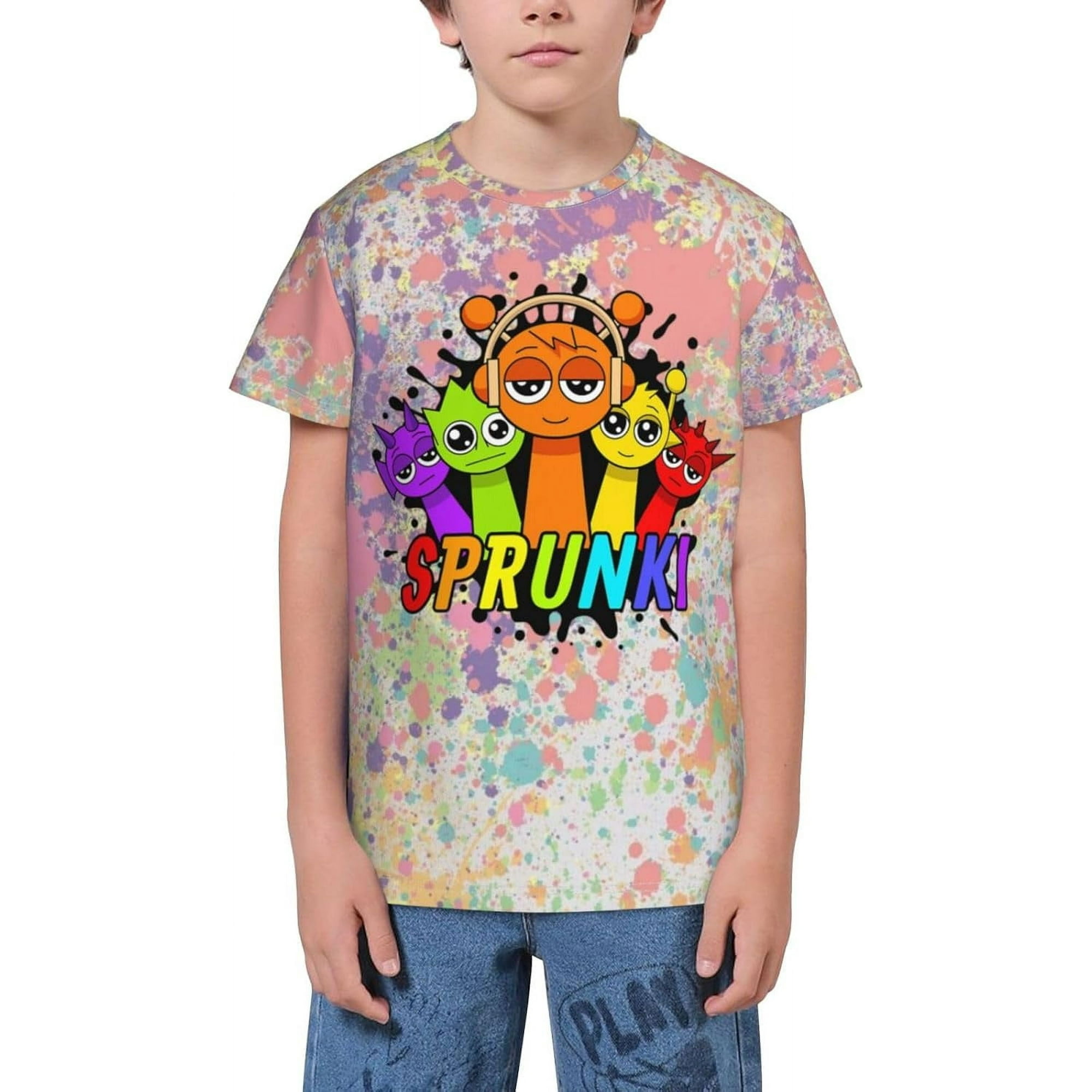 Click here for Sprunki Game T-Shirt Cute Fashion Crewneck Short S... prices
