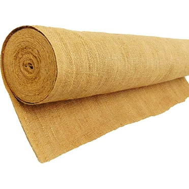 Efavormart 5" x 10 yards Natural Brown Burlap Fabric Bolt Wedding Party ...